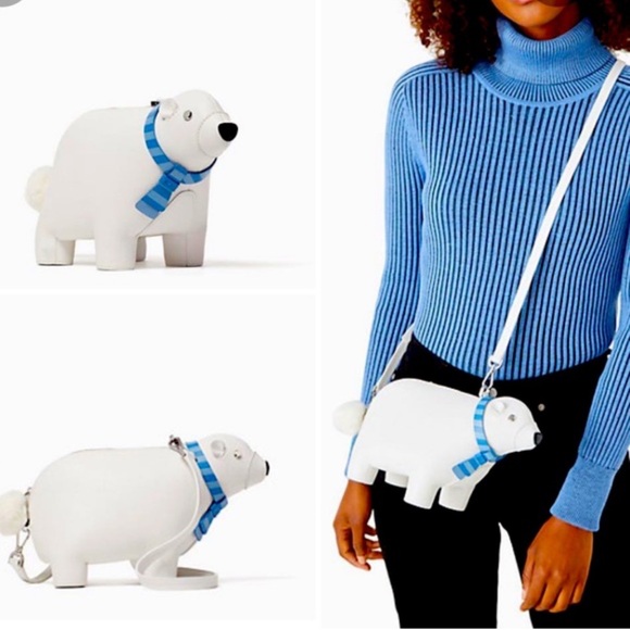 kate spade | Bags | Nwt Kate Spade Arctic Friends Polar Bear Cross Body ...